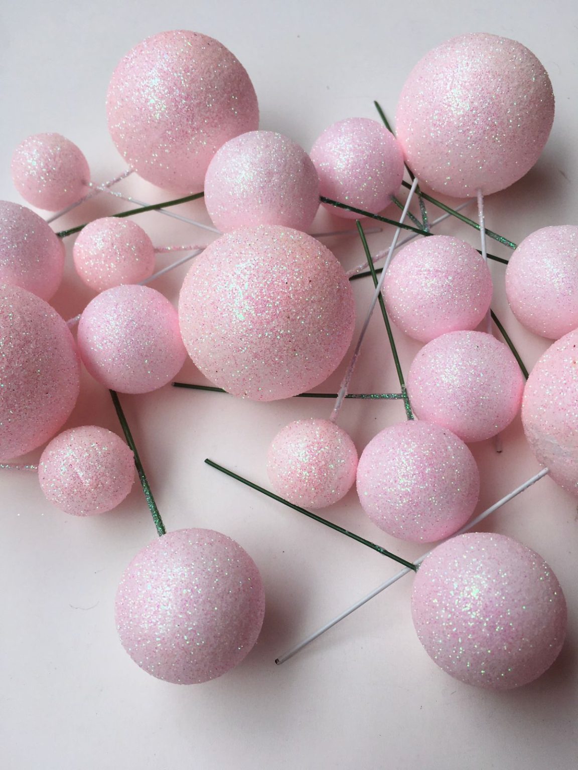 Pastal Pink Faux Balls - Colorz LK | The Decor Store | Sri Lanka