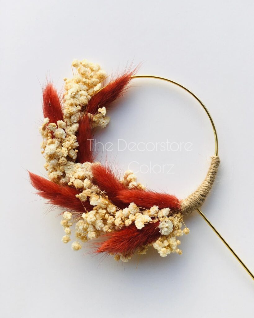 Floral Wreath Topper 08 - Colorz LK | The Decor Store | Sri Lanka