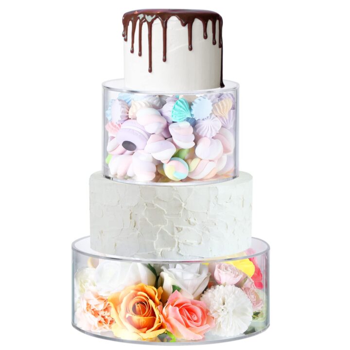 Fillable Acrylic Cake Tier (Square) - Colorz LK | The Decor Store | Sri ...