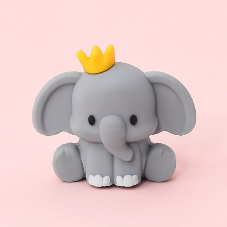 Rubber Elephant Cake Topper - Colorz LK | The Decor Store | Sri Lanka