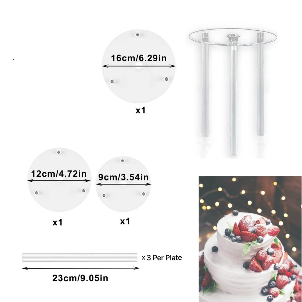 Cake Separator Plates/Stand - Colorz LK | The Decor Store | Sri Lanka