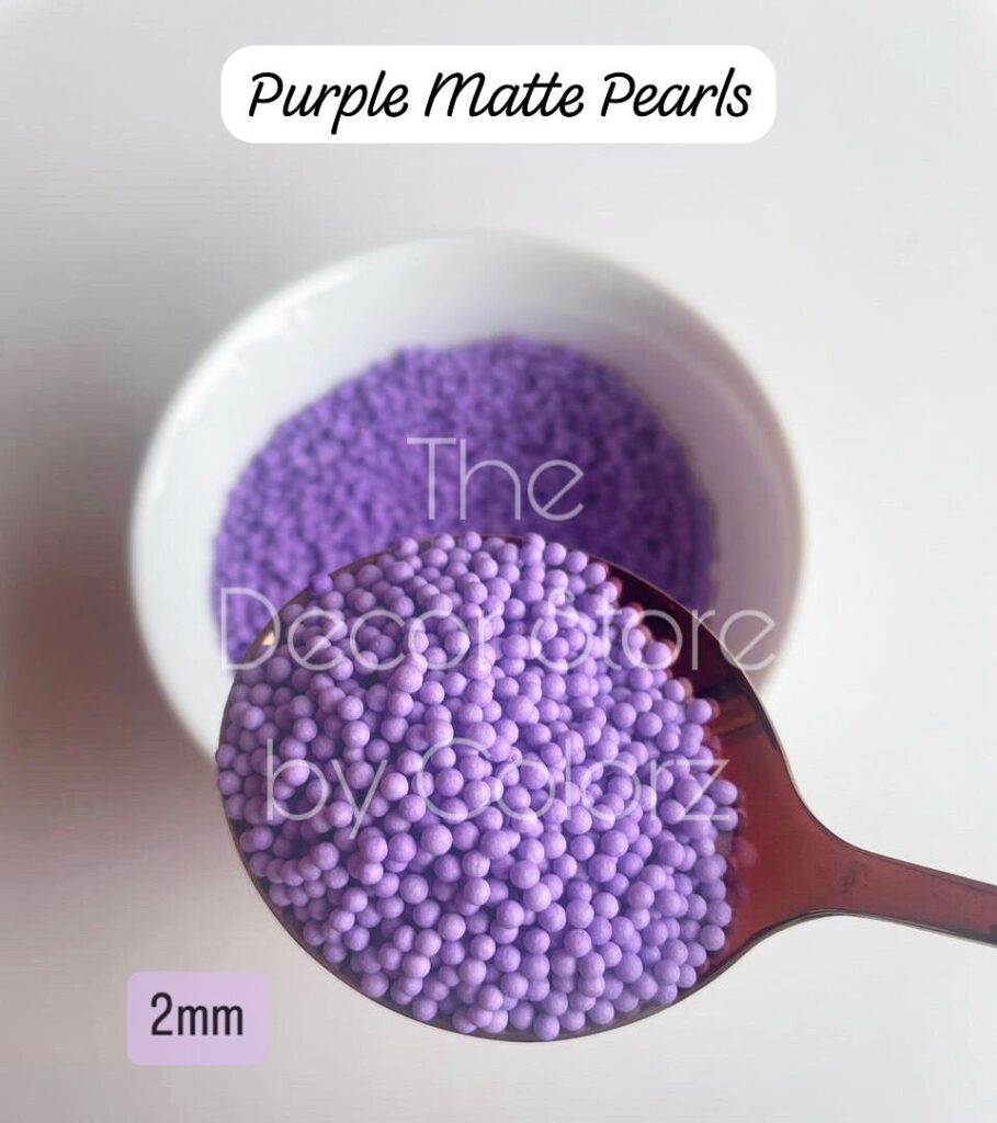 Pastel Purple Matte Pearls - Colorz LK | The Decor Store | Sri Lanka