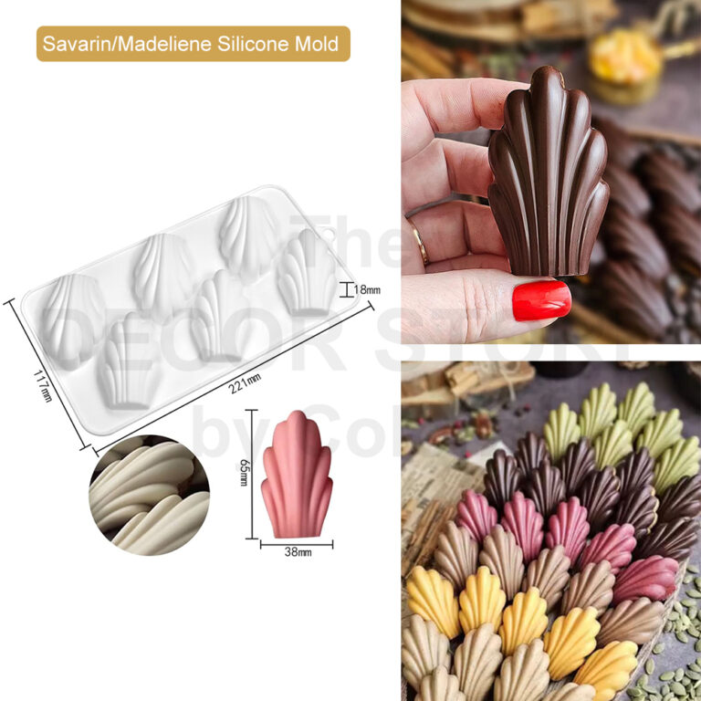Madeleine Silicone Mould - Colorz LK | The Decor Store | Sri Lanka