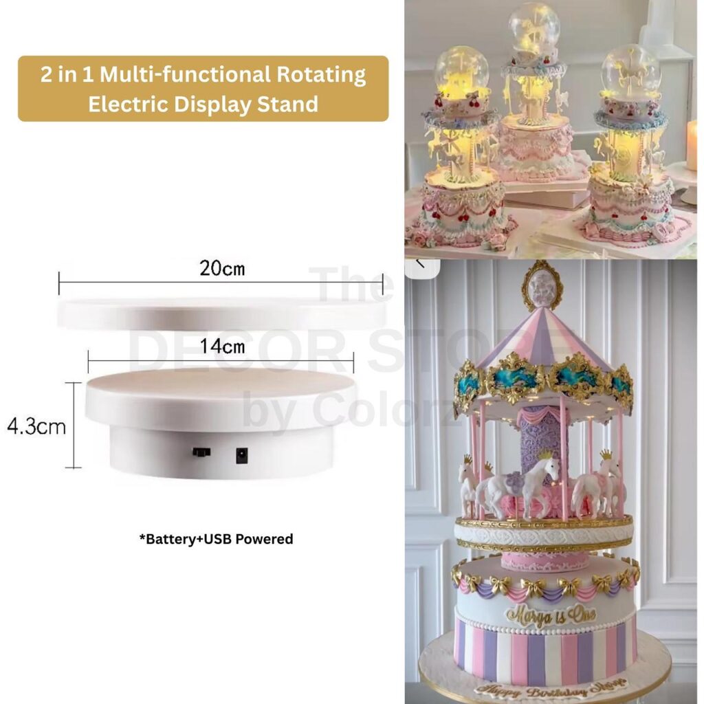 Multi-Functional 360° Rotating Electric Stand - Colorz LK | The Decor ...