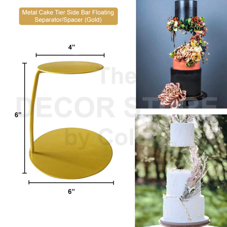 Metal Single Arm Cake Separator (Gold) - Colorz LK | The Decor Store ...
