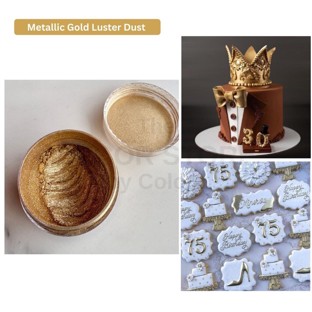 Metallic Luster Dust (Gold) - Colorz LK | The Decor Store | Sri Lanka